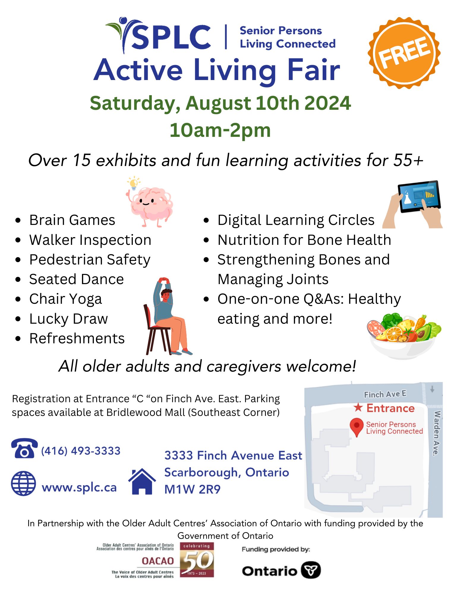 Active Living Fair on Saturday, August 10th - Senior Persons Living ...